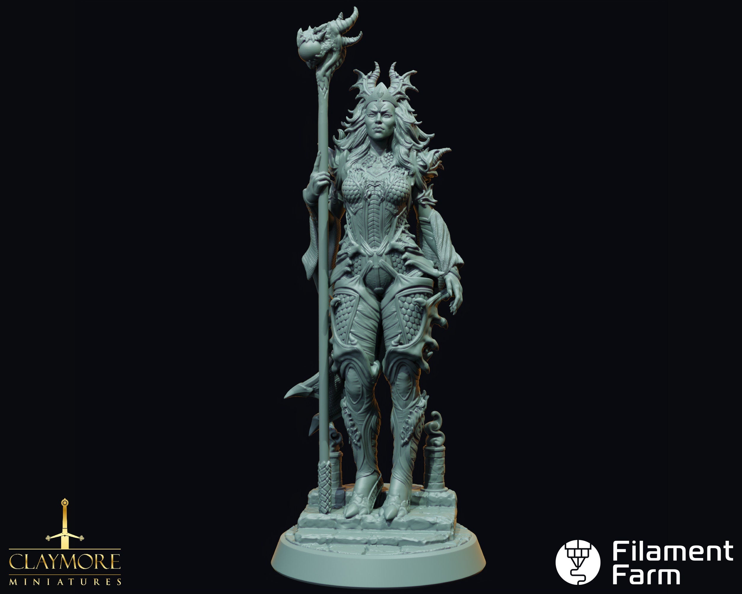 Dragon Queen - Calling of the Dragon Queen - Highly Detailed Resin 3D ...