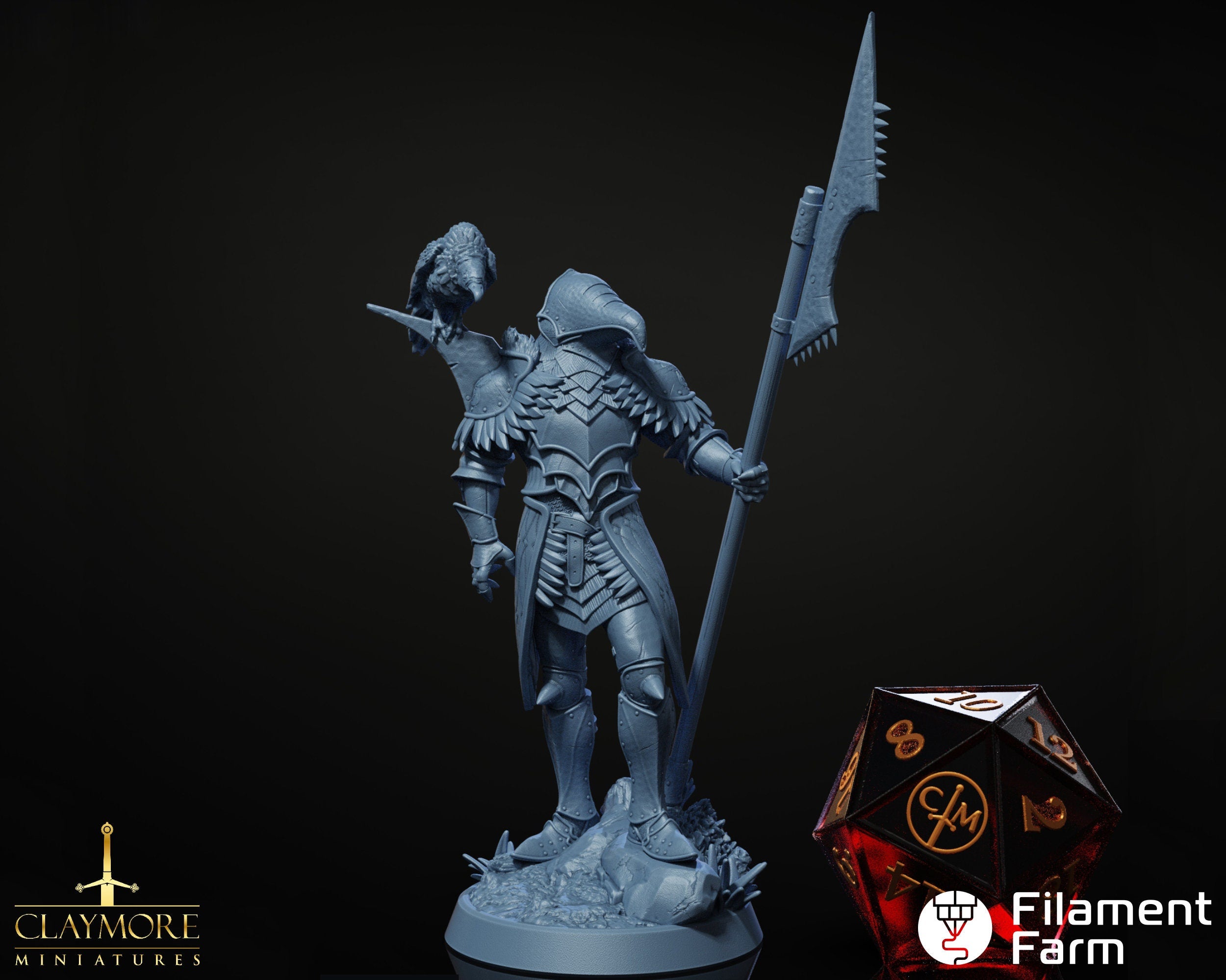 Vulture Knight - Aftermath - Highly Detailed Resin 8k 3D Printed Minia ...