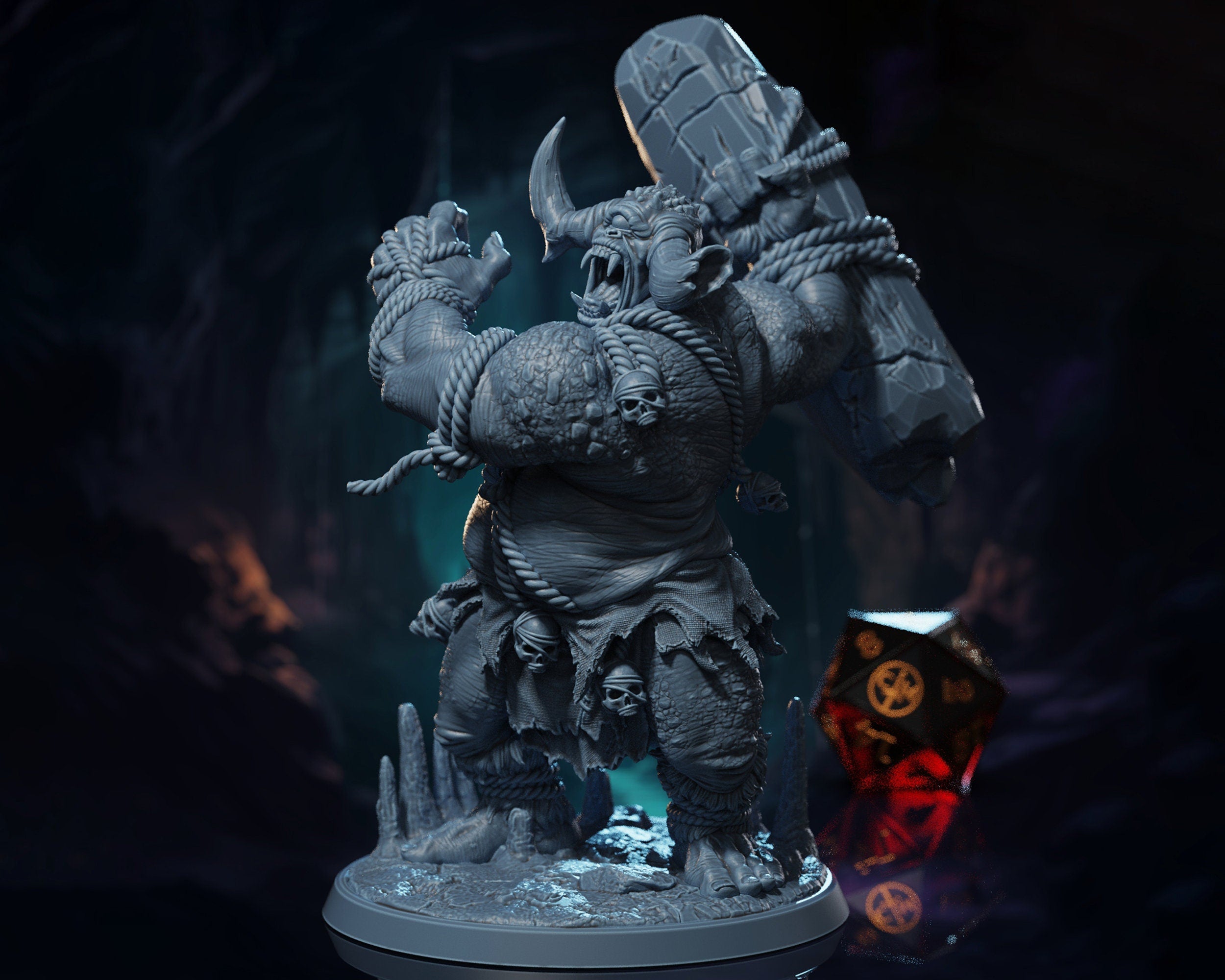 Blind Cyclops - Depths of Despair - Highly Detailed Resin 8k 3D Printe ...